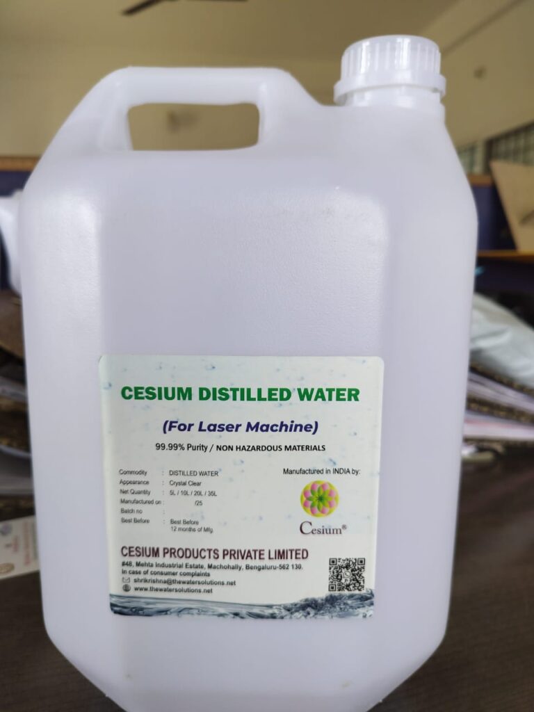 Cesium Distilled Water Role in Laser Cutting Machines - DISTILLED WATER ...