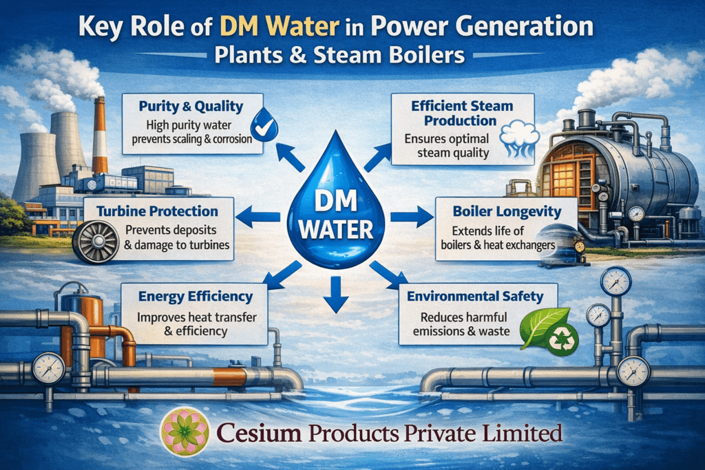 KEY ROLE OF DM WATER (DI) IN POWER PLANT GENERATION AND STEAM BOILERS ...